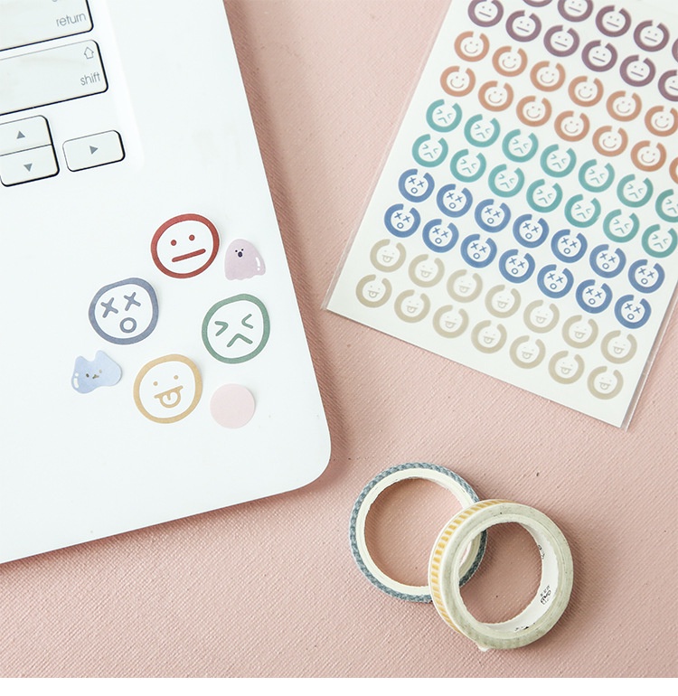 INS Korea Summer Series PET Color Deco Stickers DIY Decorations Journal ...