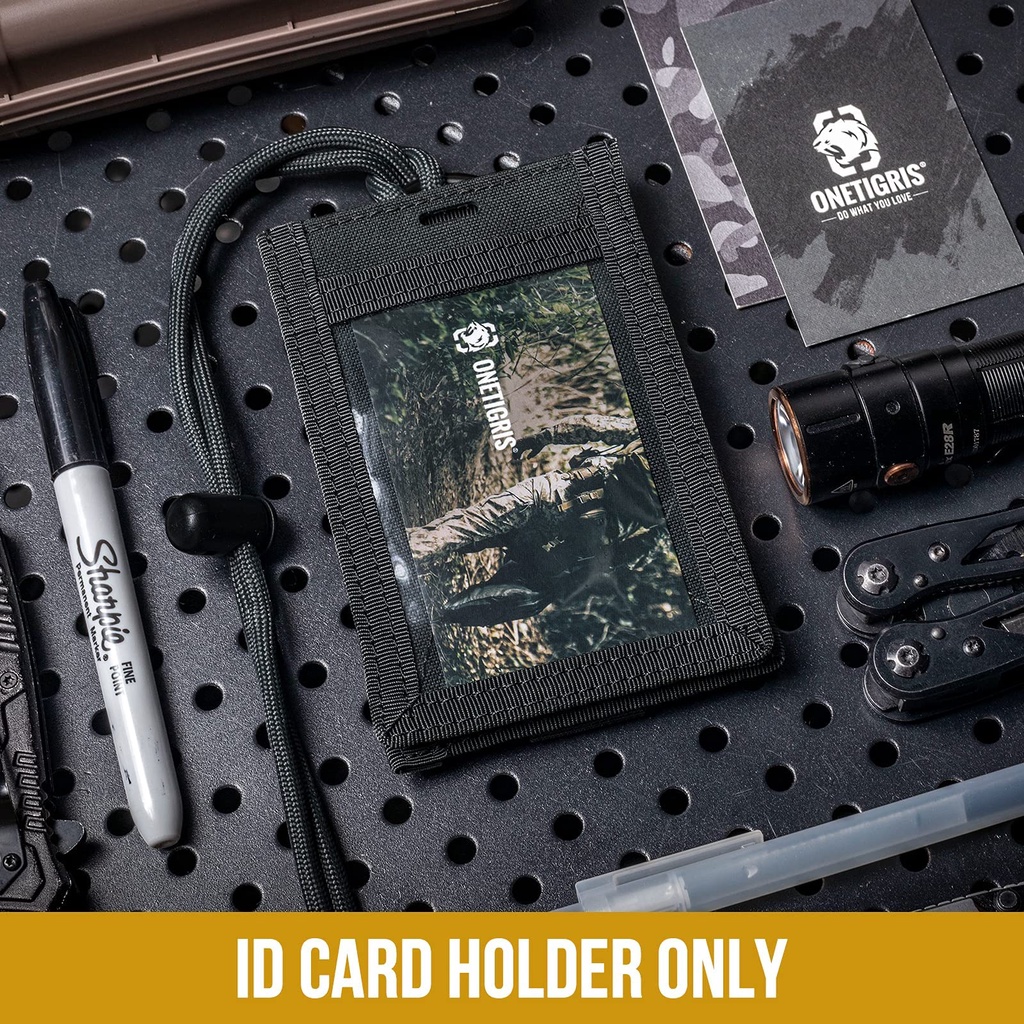 ID Holder Tactical Pouch File Folder Organizer Bag Military Nylon Chest ...