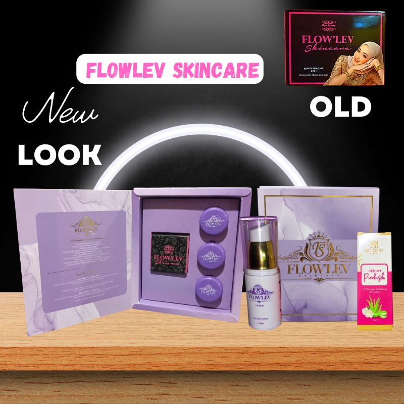 FLOW'LEV / FLOWLEV / FLOW LEV SKINCARE AND SERUM PINKISH BY MEI SKINZ ...
