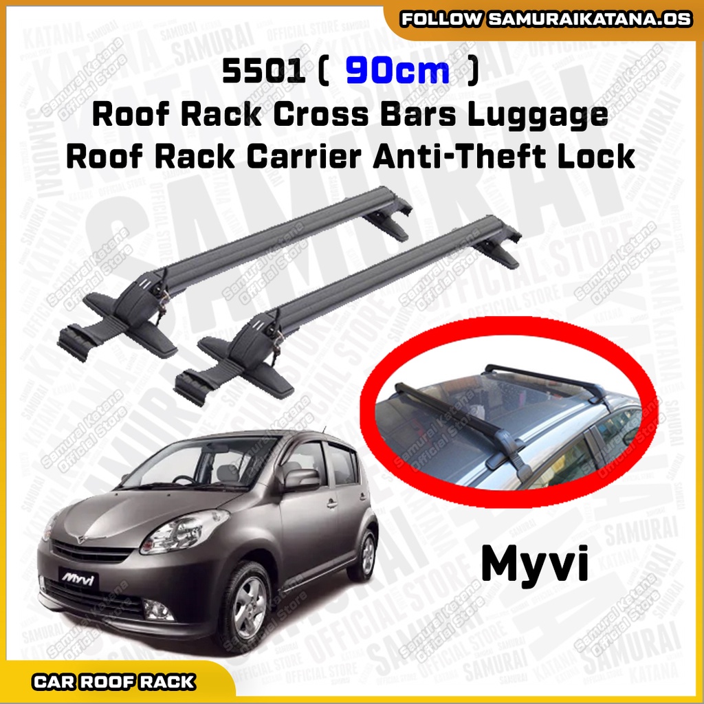🗄️ For Perodua Myvi Portable Car Roof Rack Cargo Roof Carrier Luggage ...