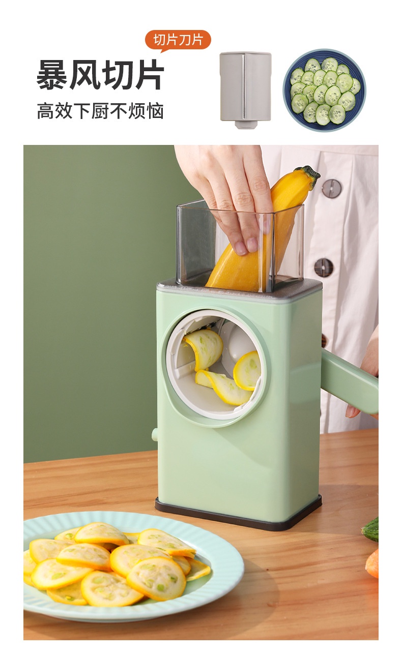 SayYes Vegetable Grater Cutter Slicer Vege Sharpener Garlic Chopper ...