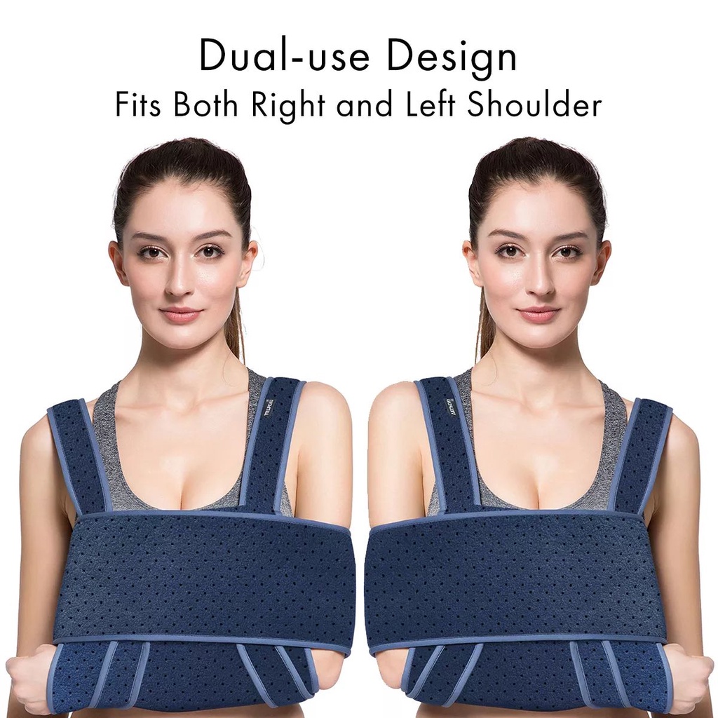 VELPEAU Arm Sling for Sleep, Shoulder Immobilizer for Women & Men ...