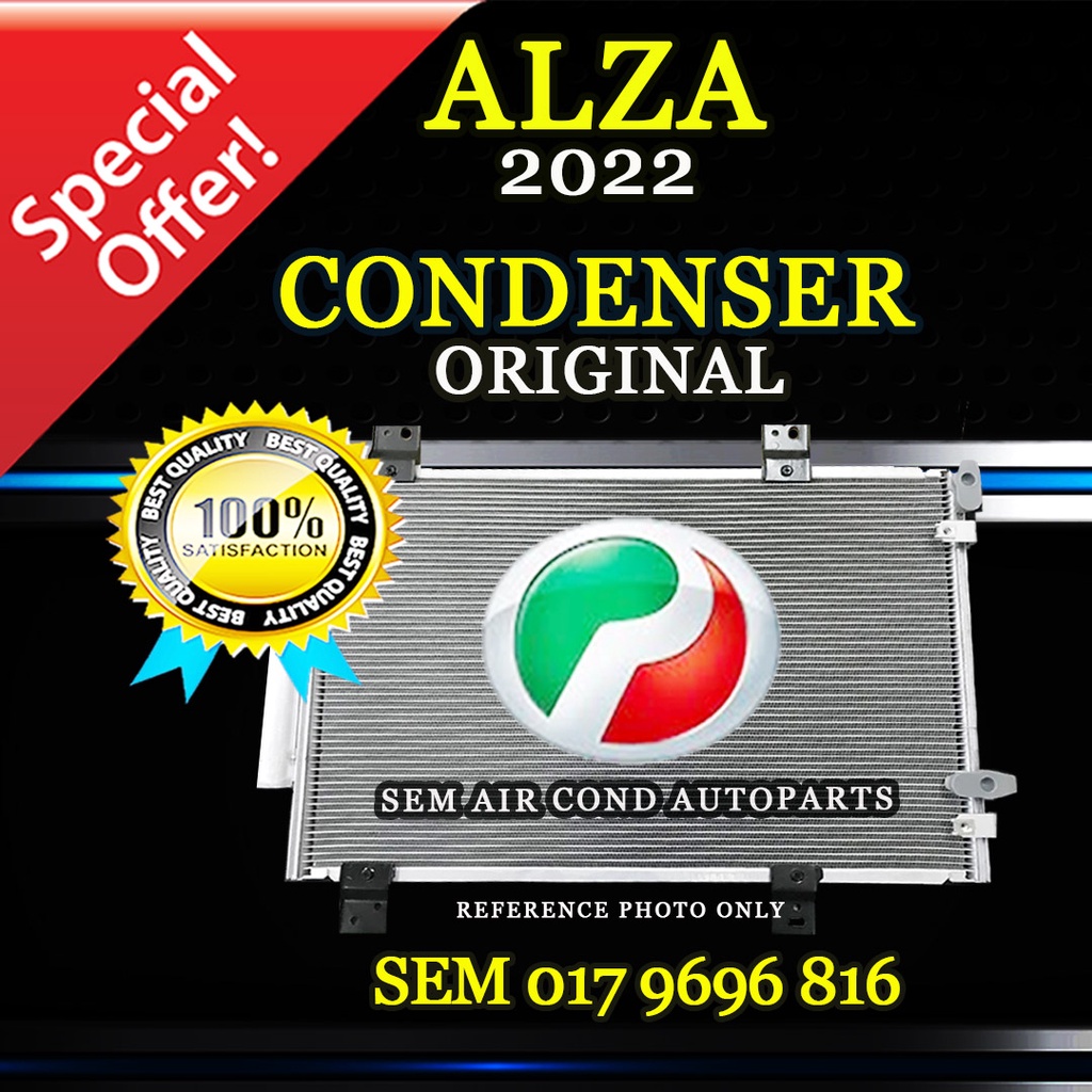 PERODUA ALZA 2022 NEW MODEL ORIGINAL CONDENSER/ KONDENSER (CAR AIRCOND ...