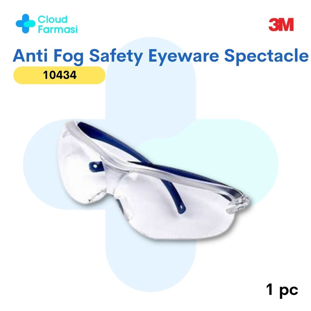 3M 10434 Virtua Sport Asian Fit Safety Eyeware Spectacle | Anti Fog ...