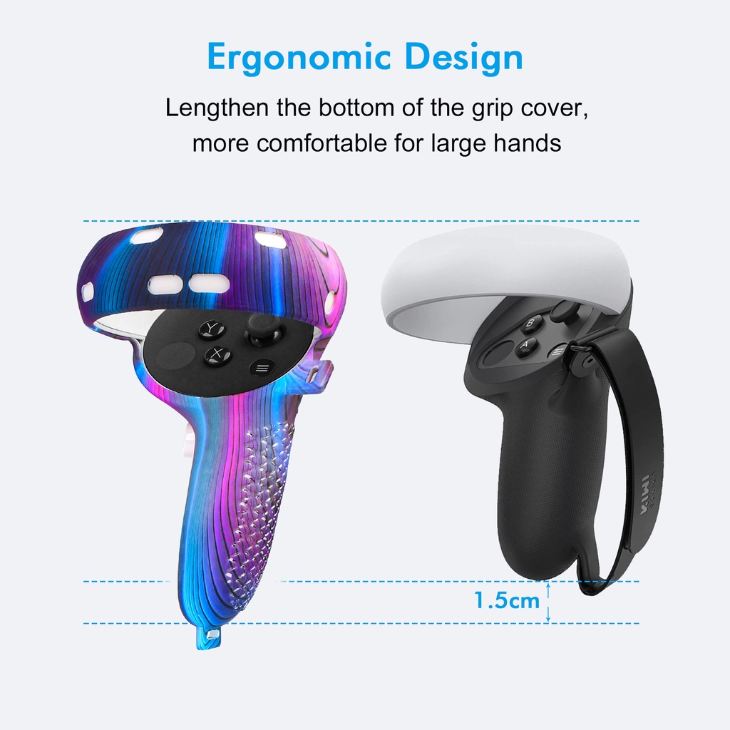 Silicone Protective Cover Shell Case For Oculus Quest 2 , , Not include VR Glasses Virtual ...
