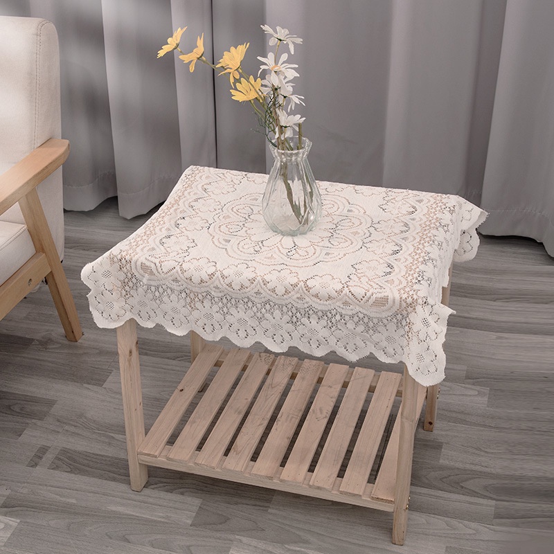 Vintage Lace Tablecloth Plaid Dining Room Table Cloth Home Decor ...