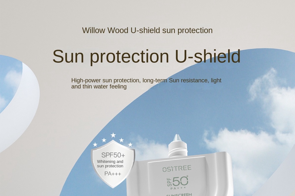 Ositree(柳丝木） Sunscreen Face Refreshing Sun Cream SPF50+ PA+++ 50g ...