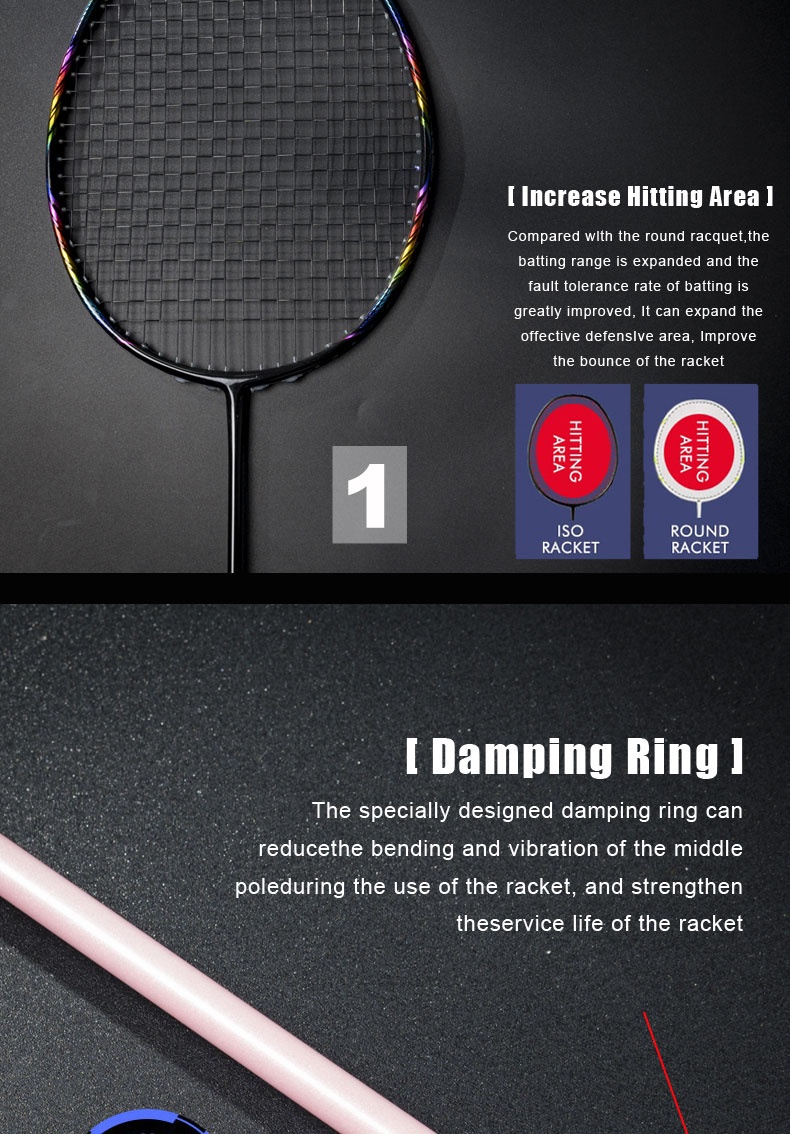 ALP BBQ2.0 8U G5 100% Full Carbon Fiber Super Light Single Badminton ...