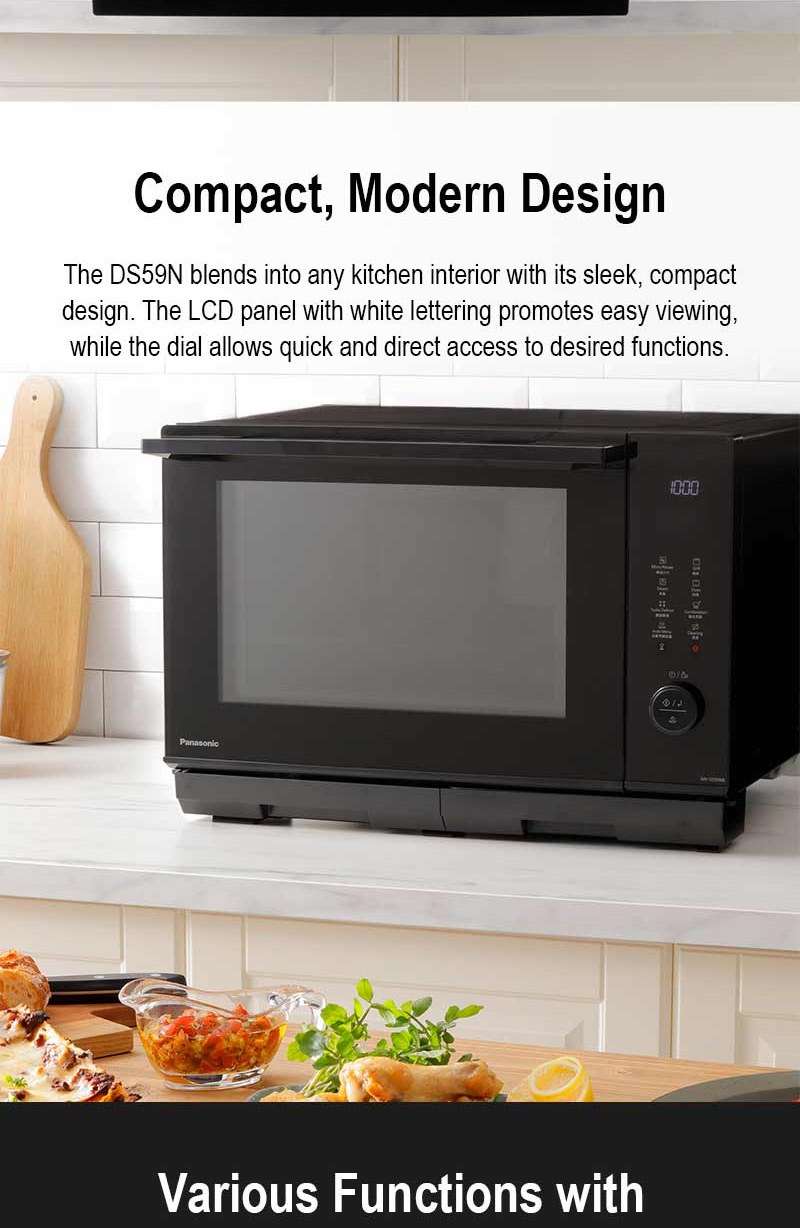 Panasonic Powerful Multifunction Grill Steam Microwave Oven (27L) NN ...