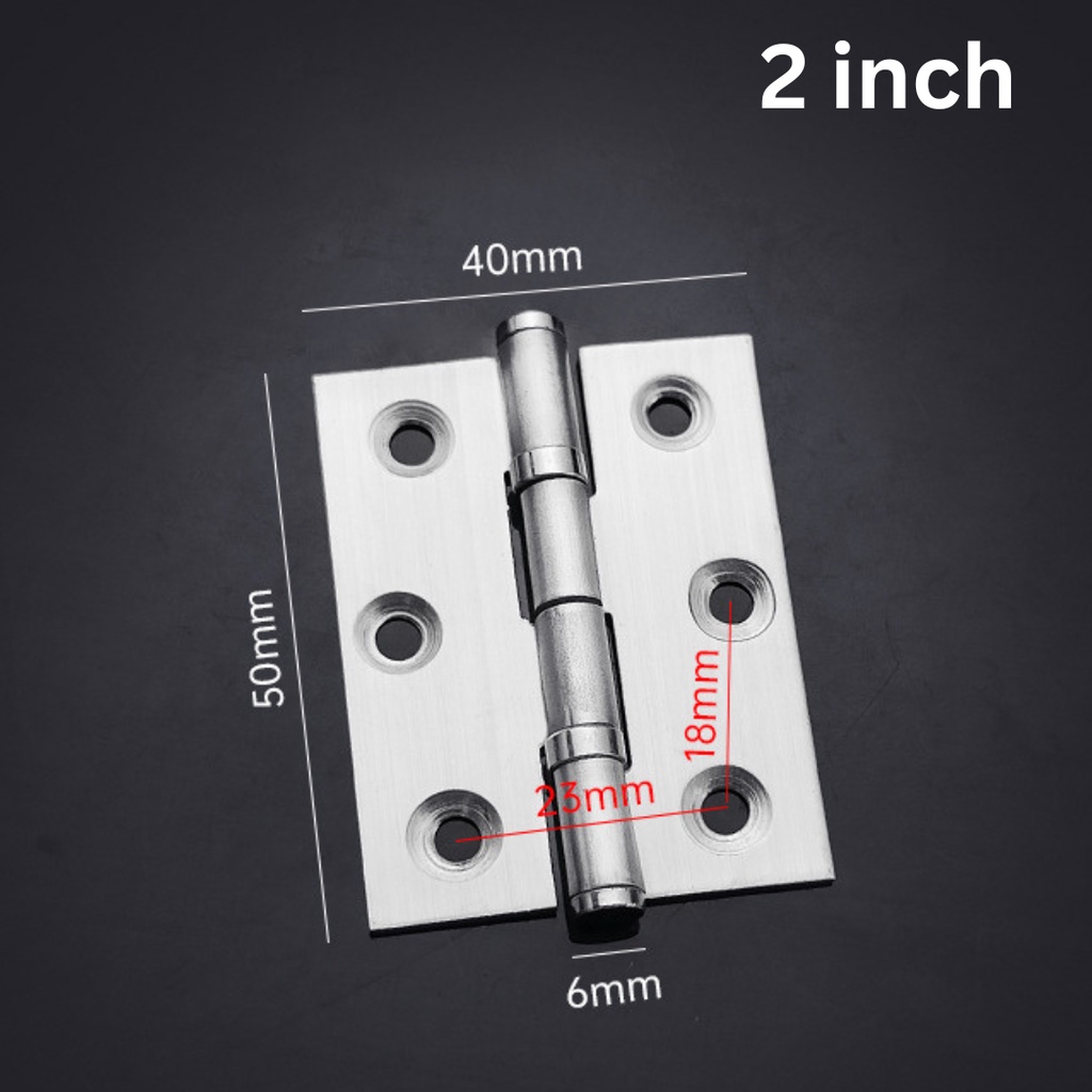 2PCS Stainless Steel Hinge Folding ( 2inch --50cm)-(2.5inch--60cm ...