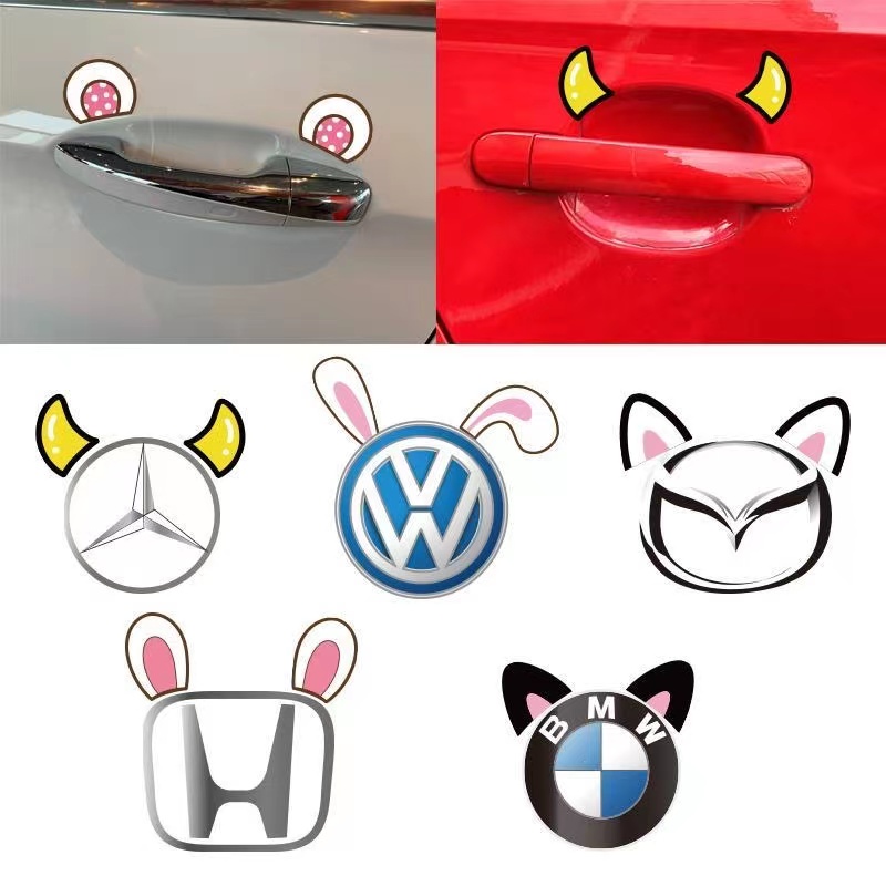 Hl Car Sticker, Body Sticker Car Decoration logo, Cat Ear Decoration ...