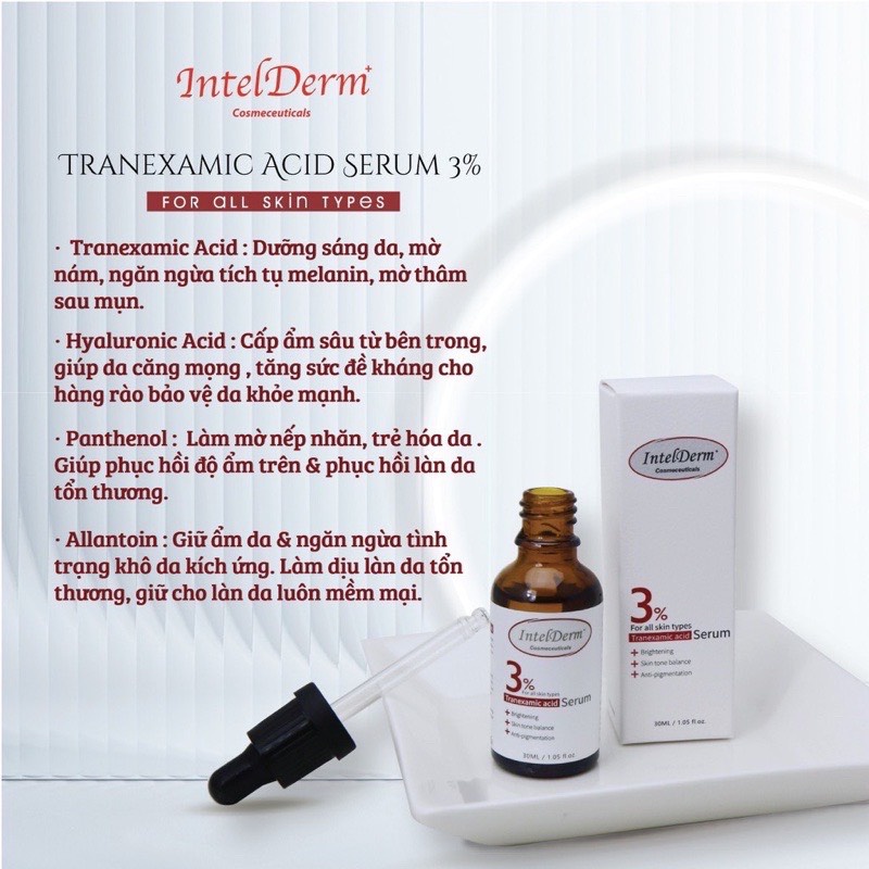 Intelderm 3% Skin Brightening Serum - Specialized in moisturizing ...