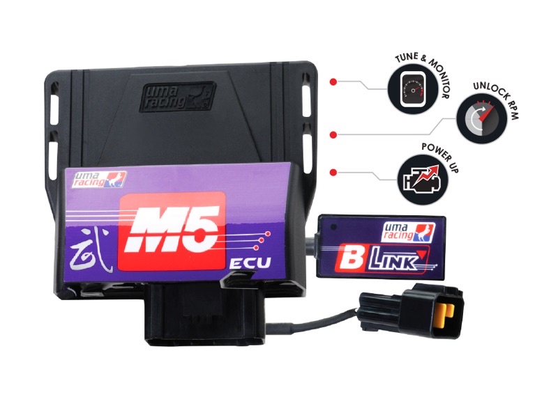 Uma Racing M5 ECU With B-Link Y15V1 Y15V2 Rs150 RSX150 NMAX R15V3 R25 ...