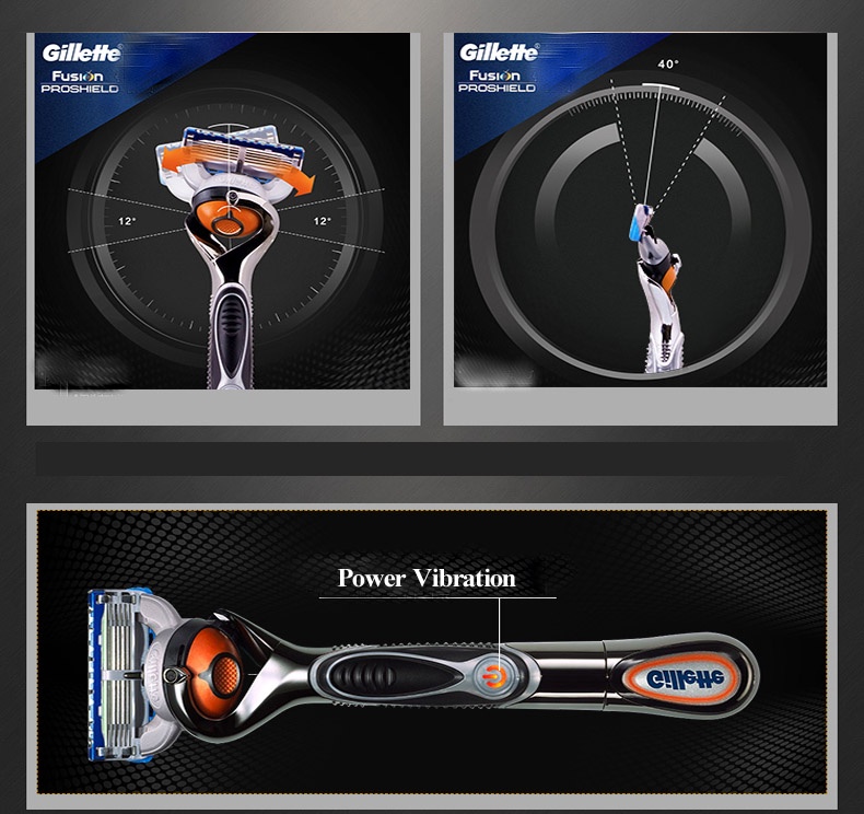 Gillette Fusion Electric Flexball ProGlide Razor Power Shaver Men Face ...