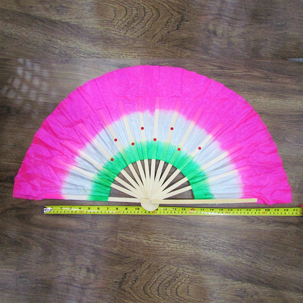 [Ready Stock] Chinese Hand Fan Bamboo Ribs Flutter Fabric Chinese Folk ...