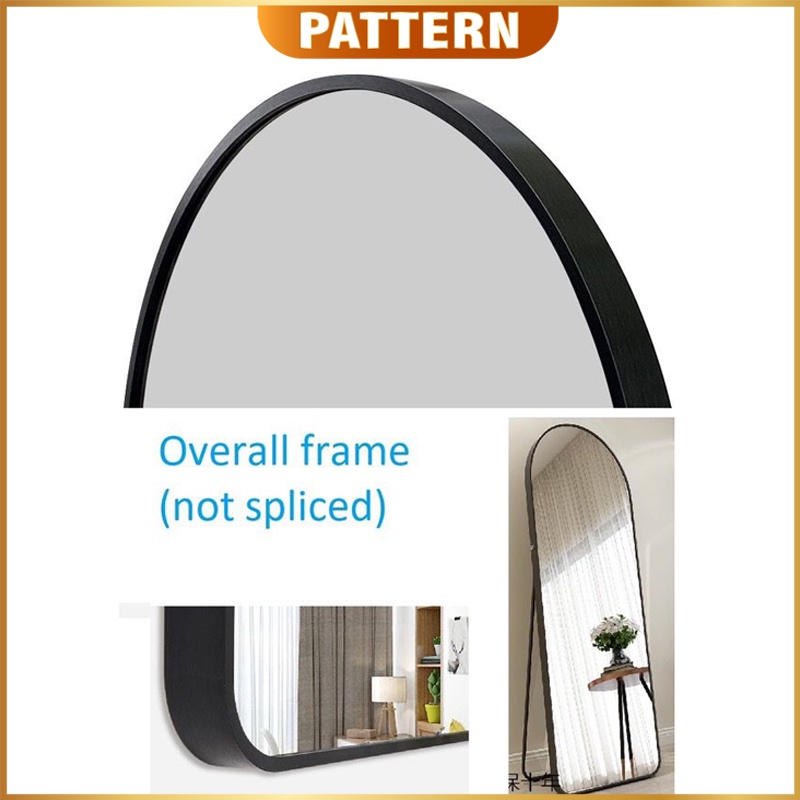 PATTERN Full Length Arch 160cm x 60cm Stand Mirror Cermin Tinggi Besar ...
