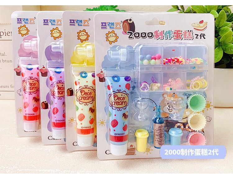 Simulation Cream Glue Imitation Cream Dessert Cake DIY Craft Soft Clay ...