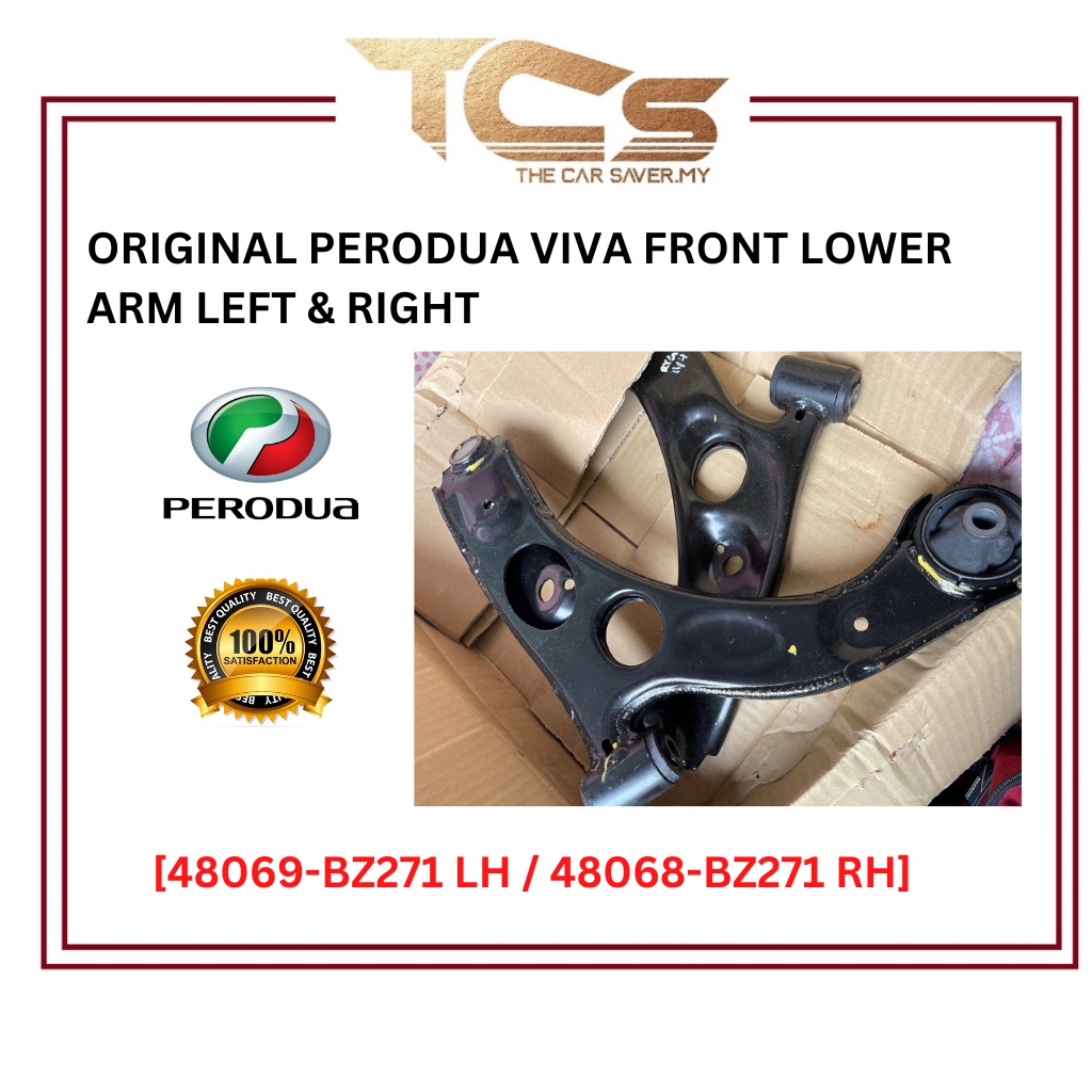 Original Perodua Viva Front Lower Arm Left & Right [48069-BZ271 LH ...