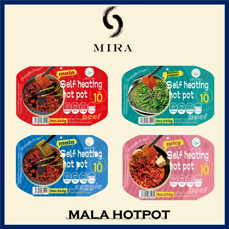 VIRAL Halal Instant Self Heating Hot Pot Portable Mala Lazy Self ...