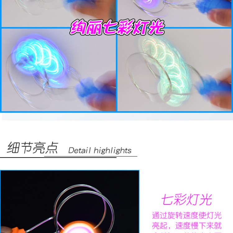 Magnetic Spinning Top Toy yoyo Magic Track yoyo Toys Ball Round Hand Cranked Magic Flying ...