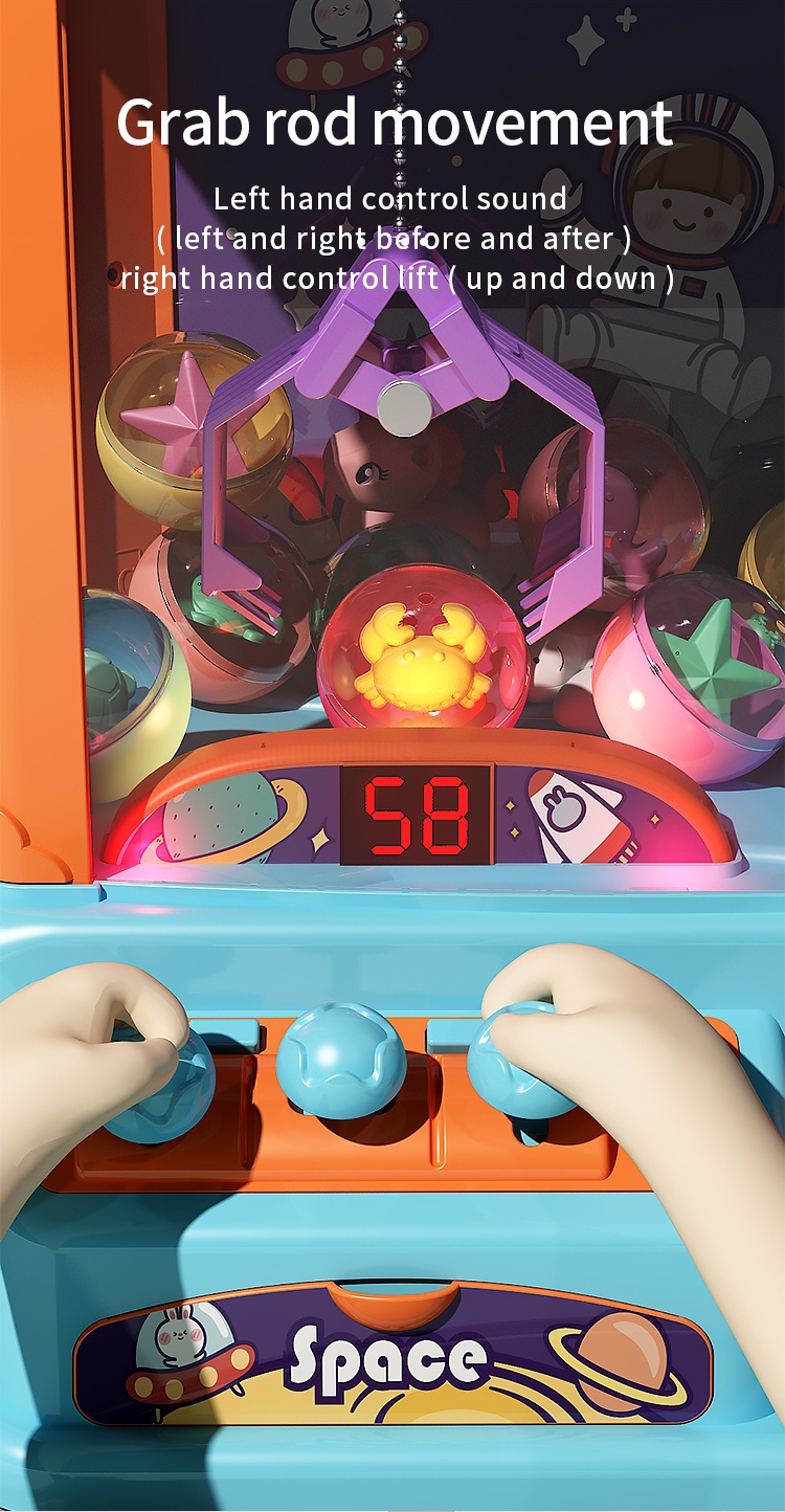 [Qilemeng] Claw Machine Toys Kids Large Machine Vending Machine Toy ...