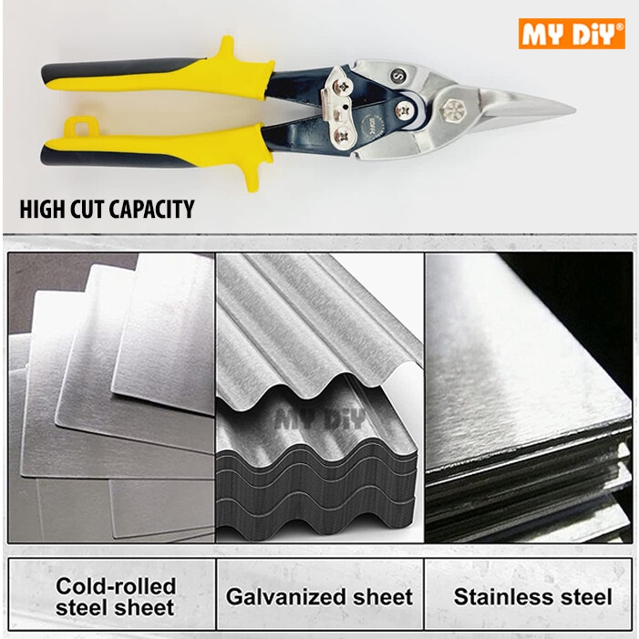 MYDIYHOMEDEPOT - UOFFC CRV 10" Aviation Tin Snip Cutter Straight Cut ...