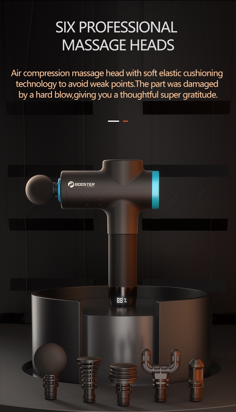 BOOSTER M2-B 12V Massage Gun Deep Muscle Percussion Type-C Charger ...