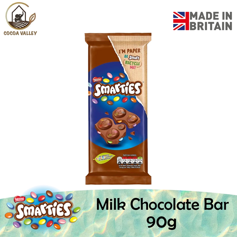 Nestle Smarties Milk Chocolate Bar 90g | Shopee Malaysia Nestle Smarties Milk Chocolate Bar 90g | Shopee Malaysia
