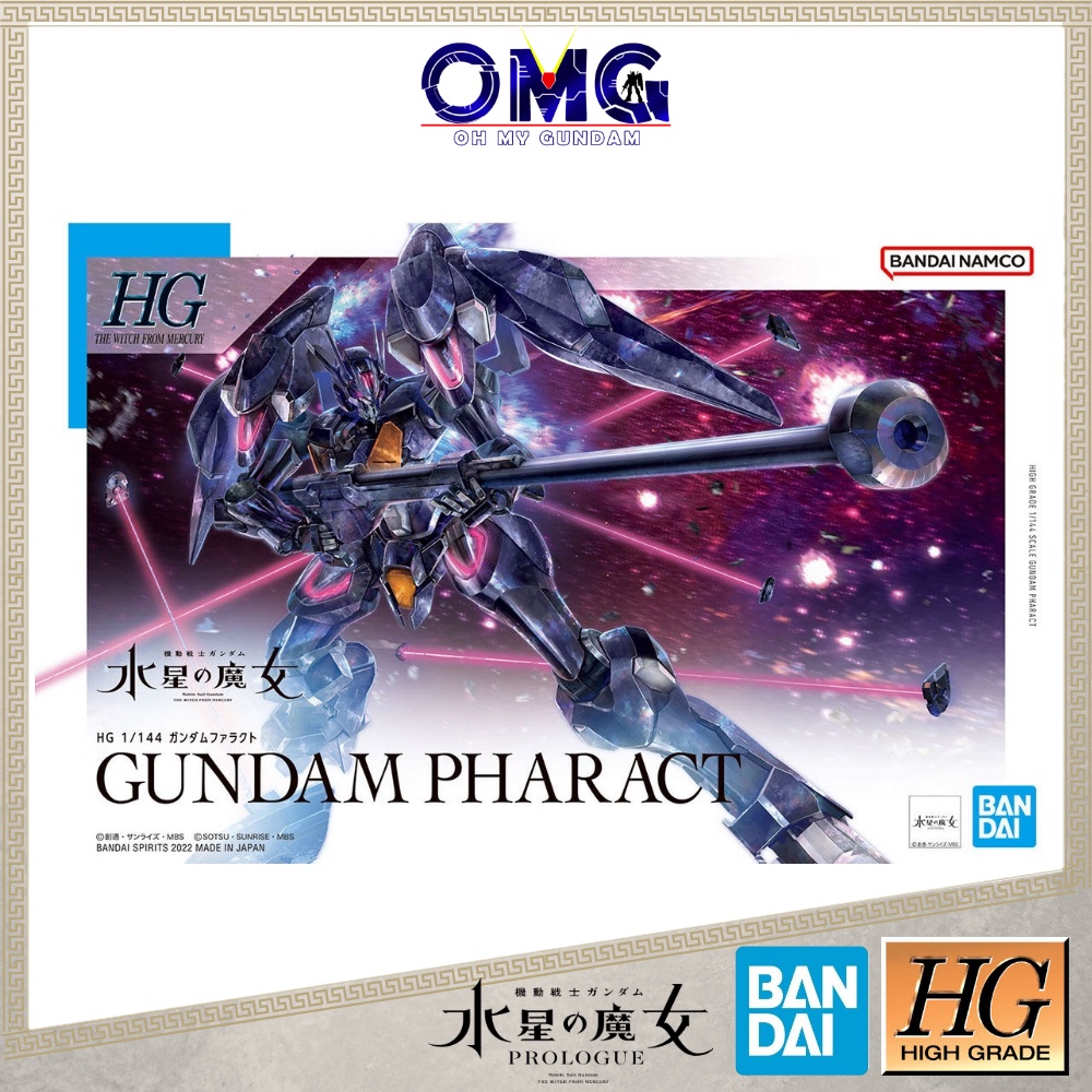 Bandai HG 1/144 Gundam Pharact 63354 Mobile Suit The Witch of Mercury ...