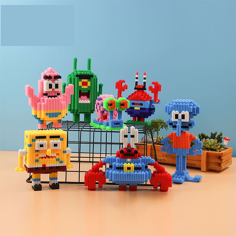 Children's Kids Fun Educational Toys 3 Dimensional Micro Nano Block ...