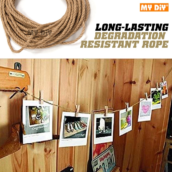 DIY Online4u - 4MM 6MM 8MM 10MM Manila Rope Hemp Rope Tali Guni ...