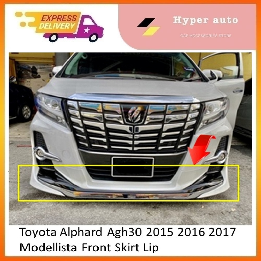 Toyota alphard agh30 2015 2016 2017 Modellista front skirt lip agh 30 ...