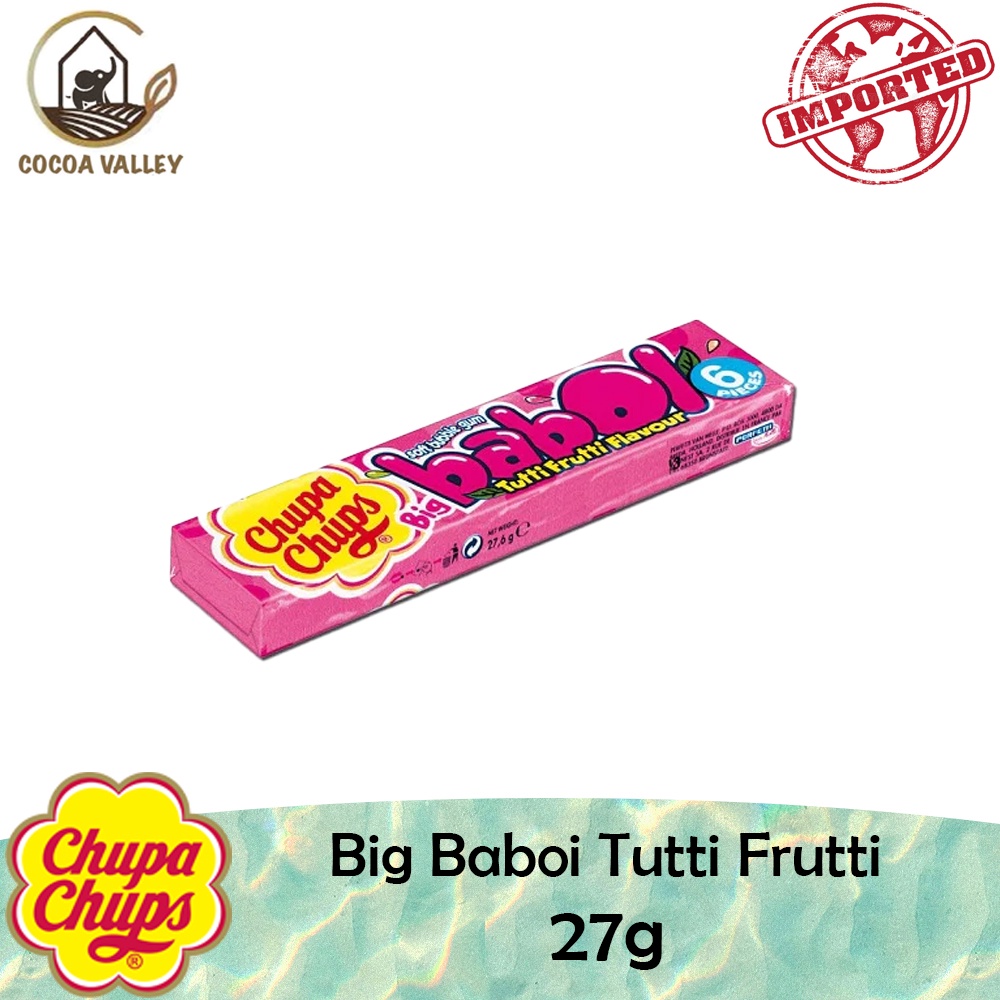 Chupa Chups Big Babol Soft Bubble Gum Tutti Frutti Flavour 27g | Shopee Malaysia