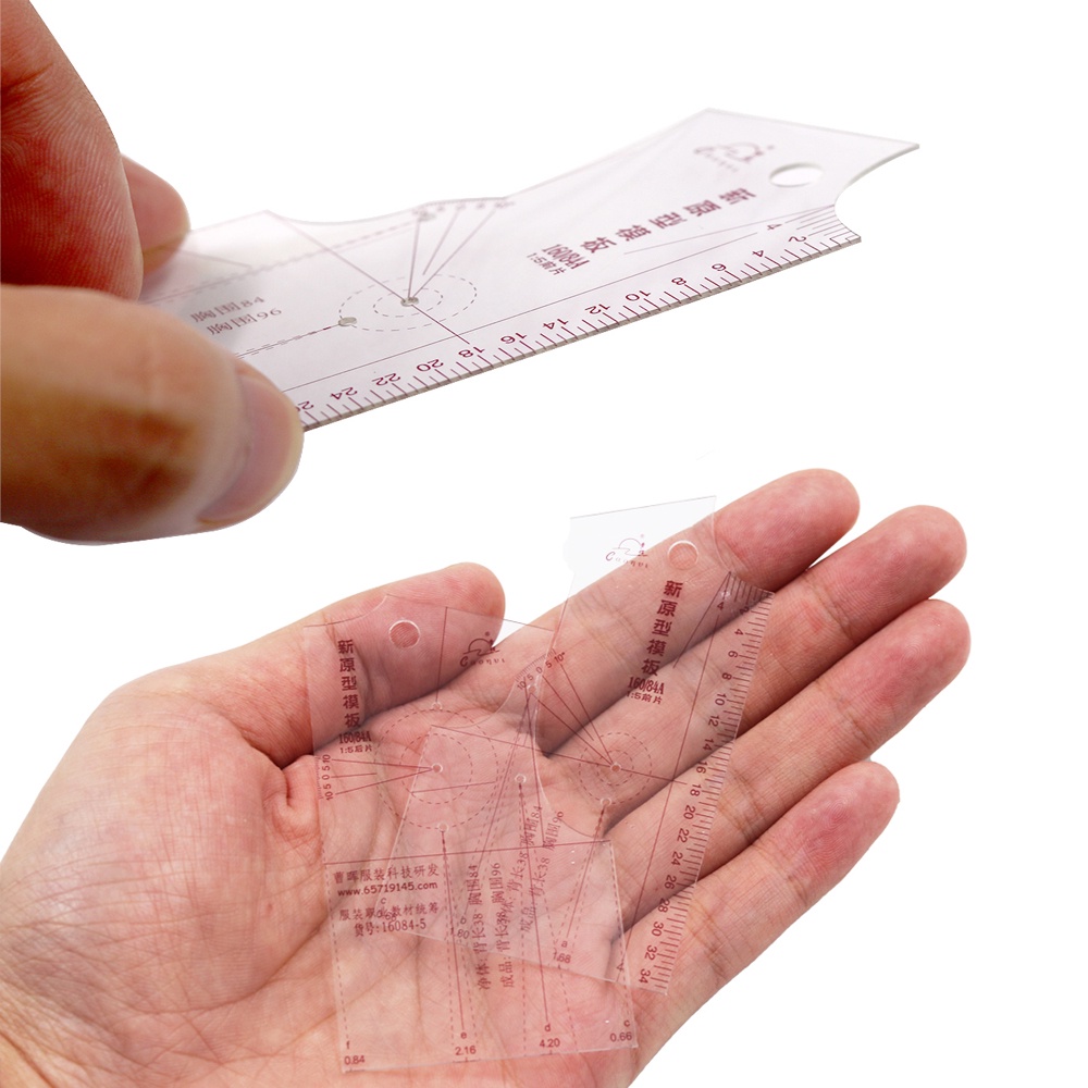 3pcs 1:3/1:5 Fashion Ruler Drawing Tailor Ruler for Clothing Pattern ...