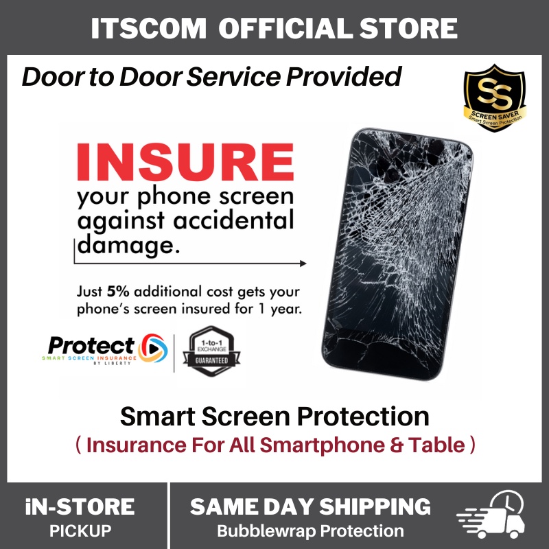Screen Crack Protection Plan For Smartphone & Tablet | Shopee Malaysia