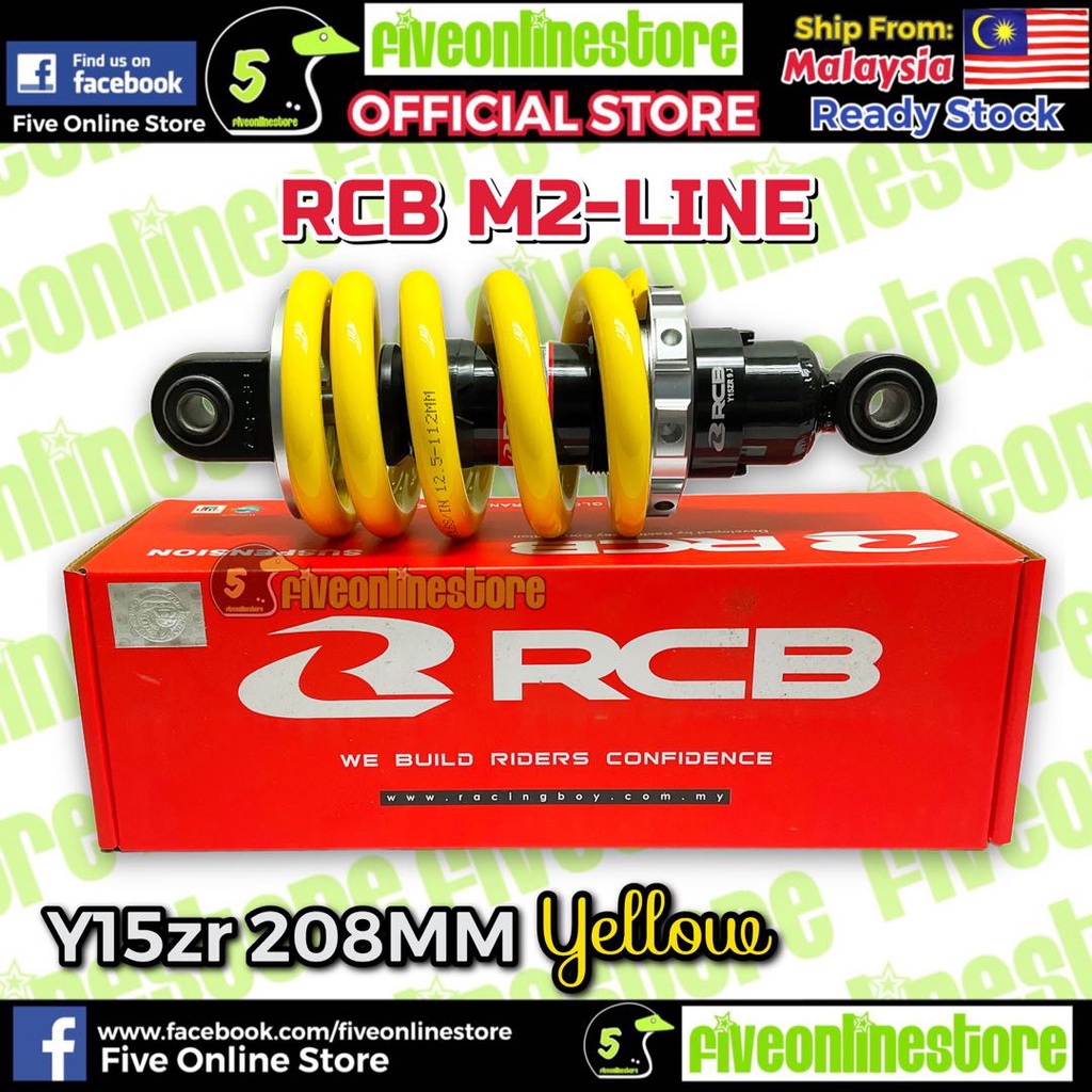 Monoshock RCB M2 Line Premium LC135 Y15ZR Y16 RS150 RSX SYM VF3i 100% ...