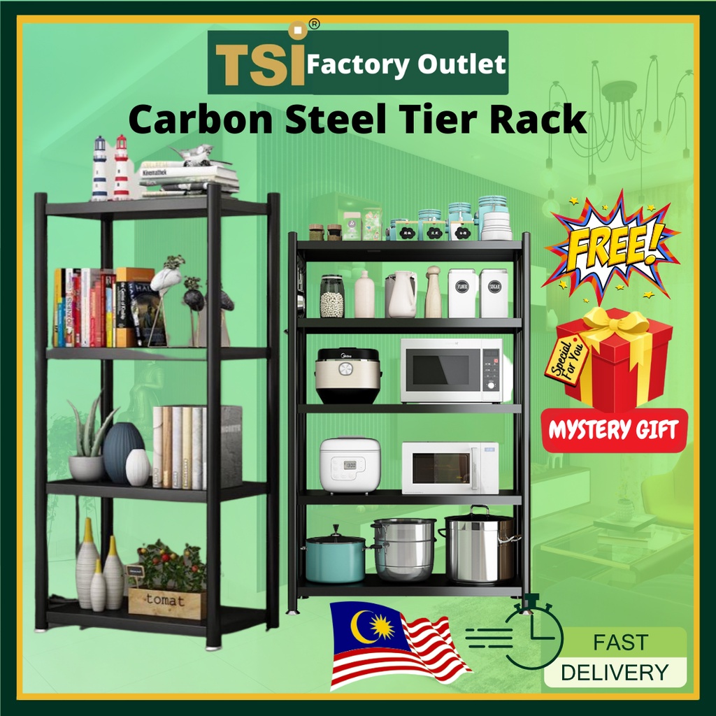 TSI Adjustable Multipurpose Kitchen Storage Rack Shelf Organizer ...