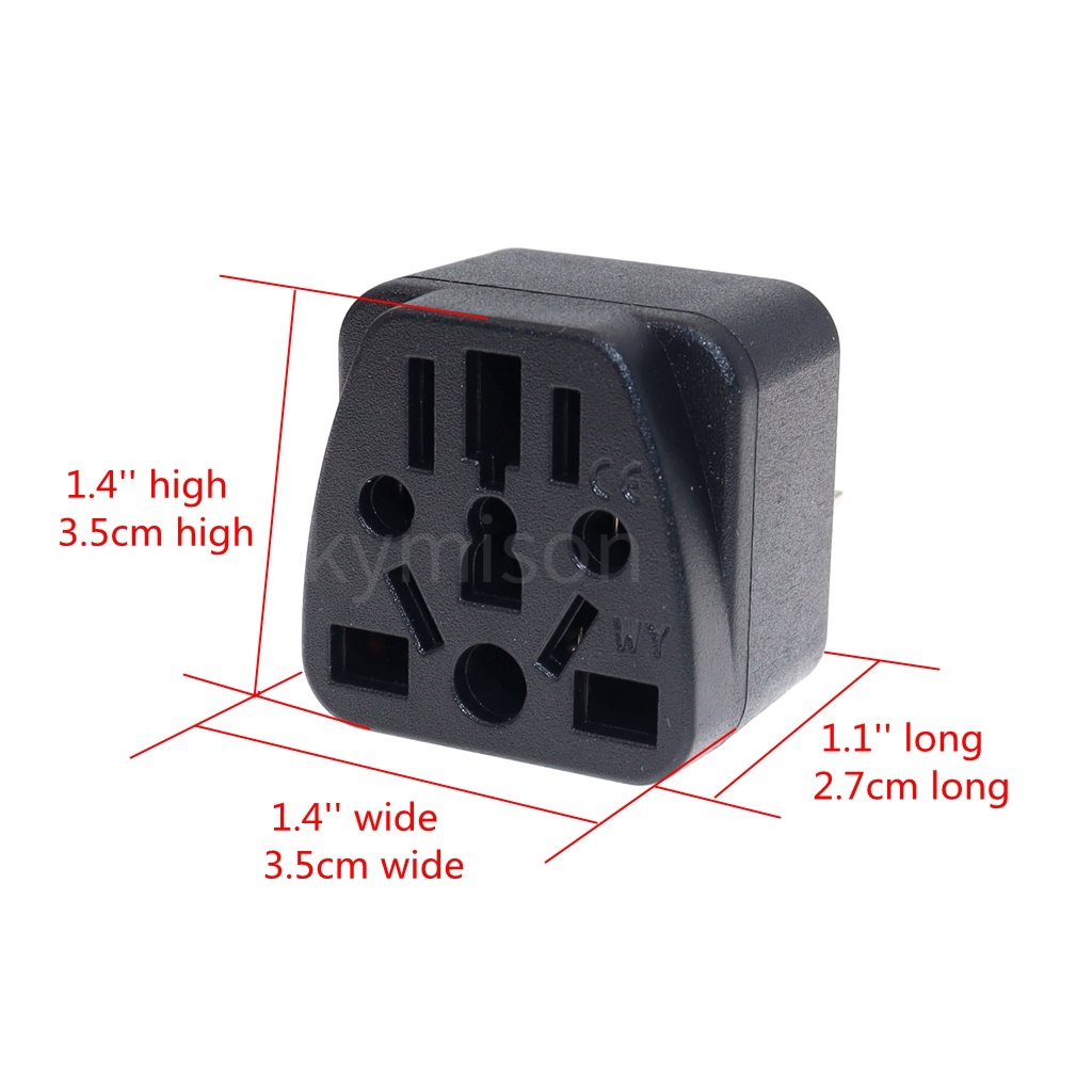South Africa Plug Type D Adapter India 3 pins Conversion Power Plug ...