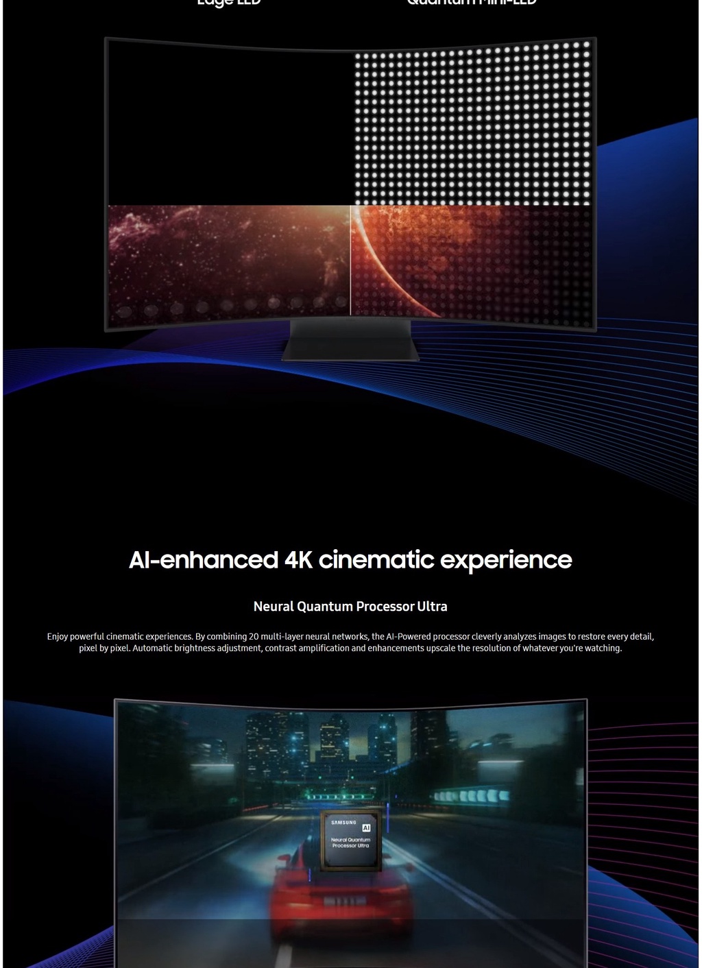 SAMSUNG ODYSSEY ARK G97 55" 4K CURVED GAMING MONITOR (3 Years Warranty ...