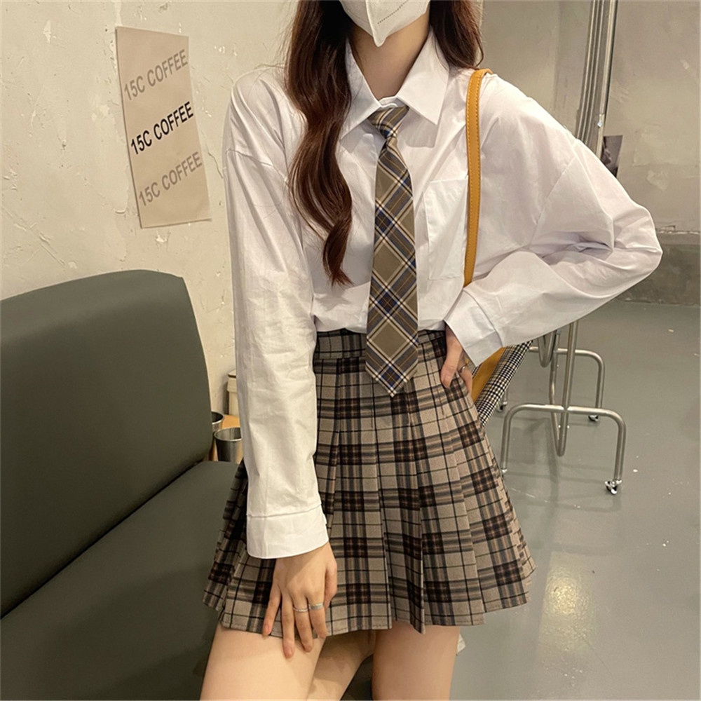 XJ- Fashion Japanese JK Style Tie Women's Necktie Adjustable Cute ...