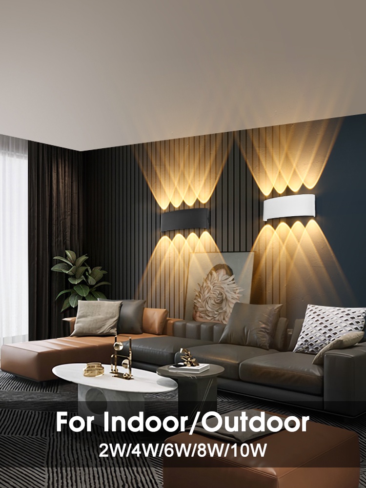 CANMEIJIA 2/4/6/8/10W LED Wall Light Waterproof Outdoor Wall Lamp ...