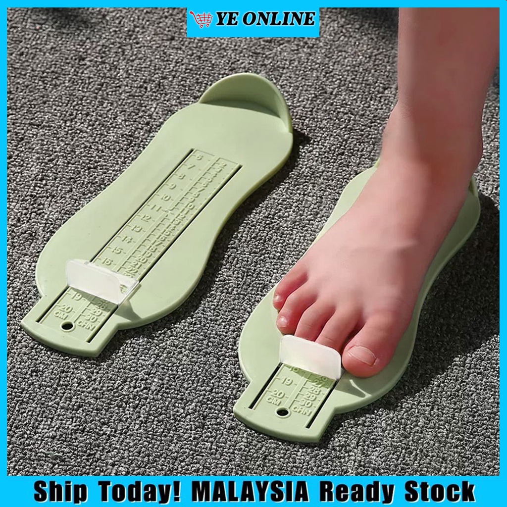 Baby Infant Foot Measure Ruler Kids Feet Measurer Length Measuring Tool ...