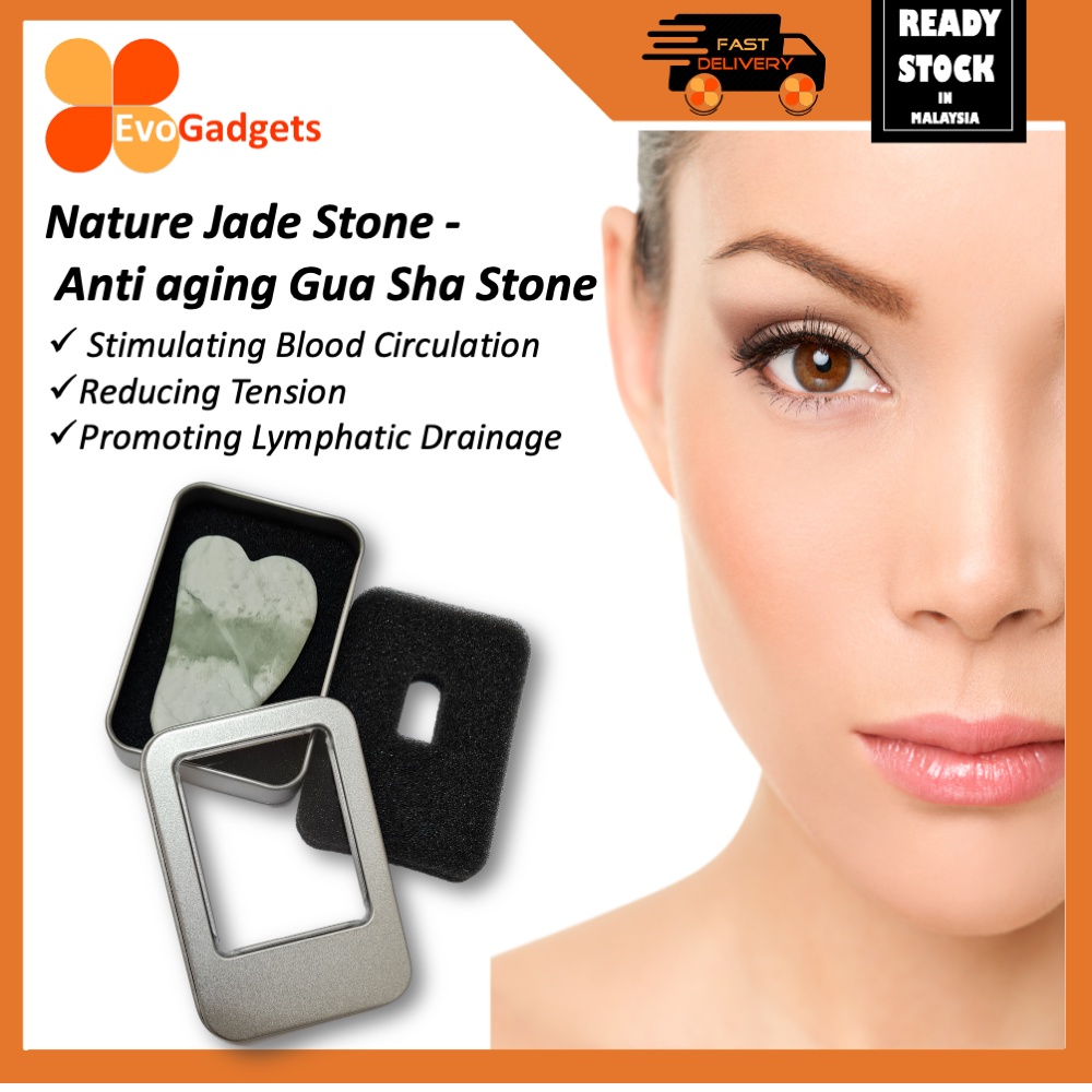 Mini Natural Jade Stone for Facial and body Gua Sha / Handy Gua Sha ...