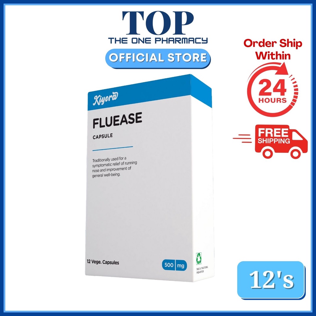 Kiyora Fluease Capsule 500mg/ Cough and Phlegm Capsule 500mg ...