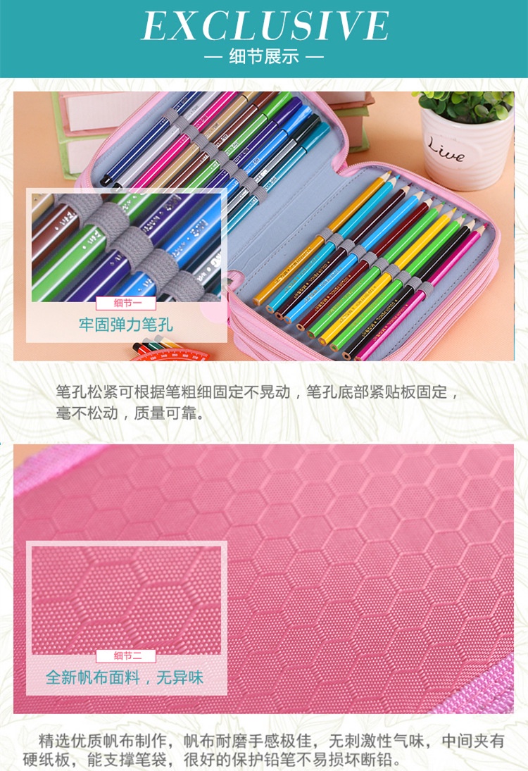 Multi-layer Super Large Pencil Case two-layer/three-layer/four-layer ...
