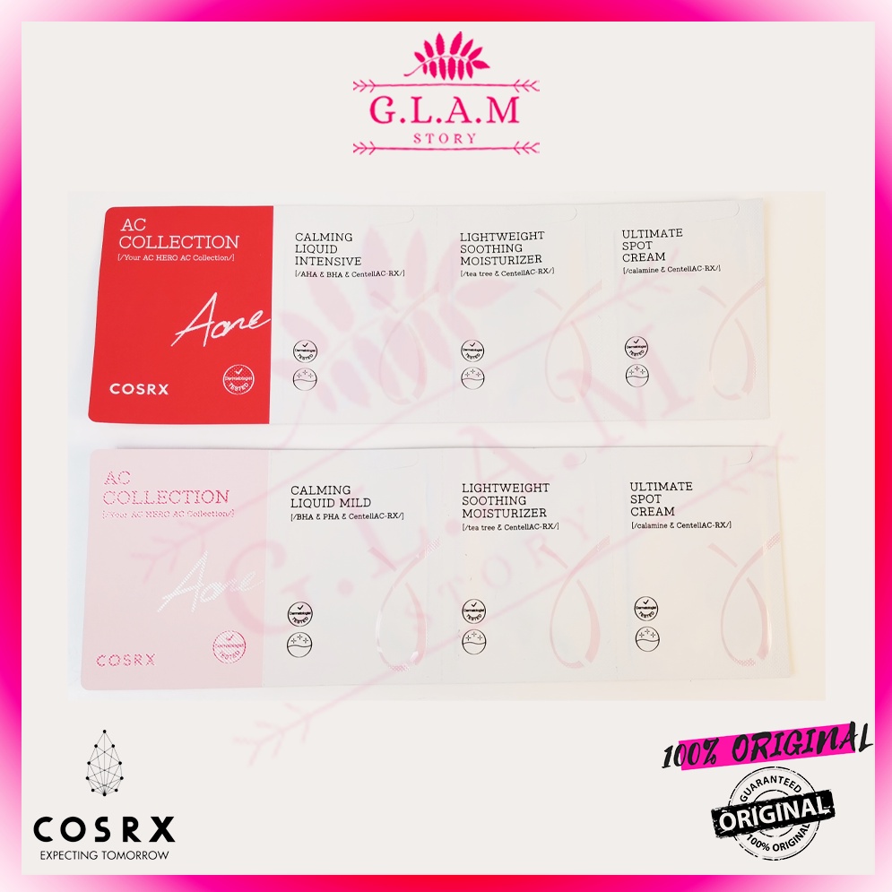 COSRX AC Collection Intensive / Mild Sachet Sample [GLAM] | Shopee Malaysia