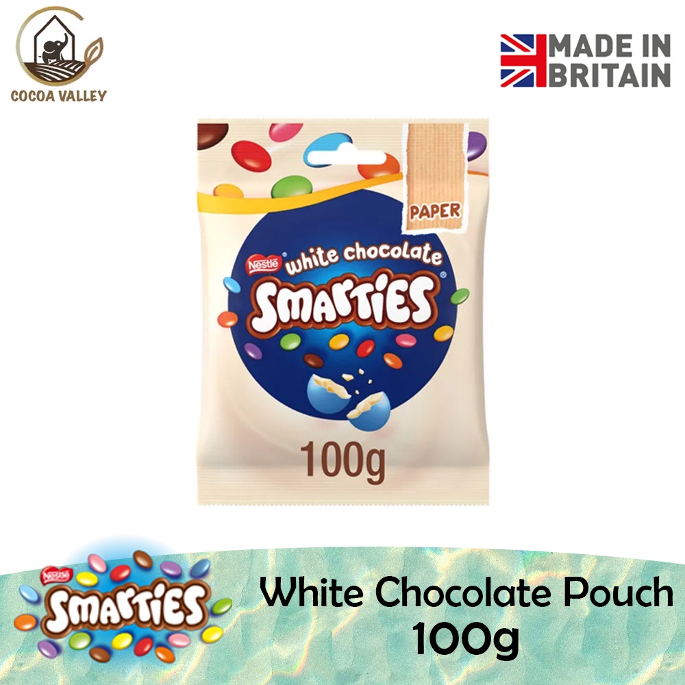 Nestle Smarties White Chocolate Pouch 100g | Shopee Malaysia