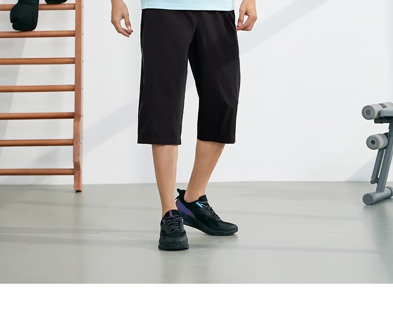 361 Degrees Men's Sports Cropped Pants Cool Feeling Breathable Elastic ...