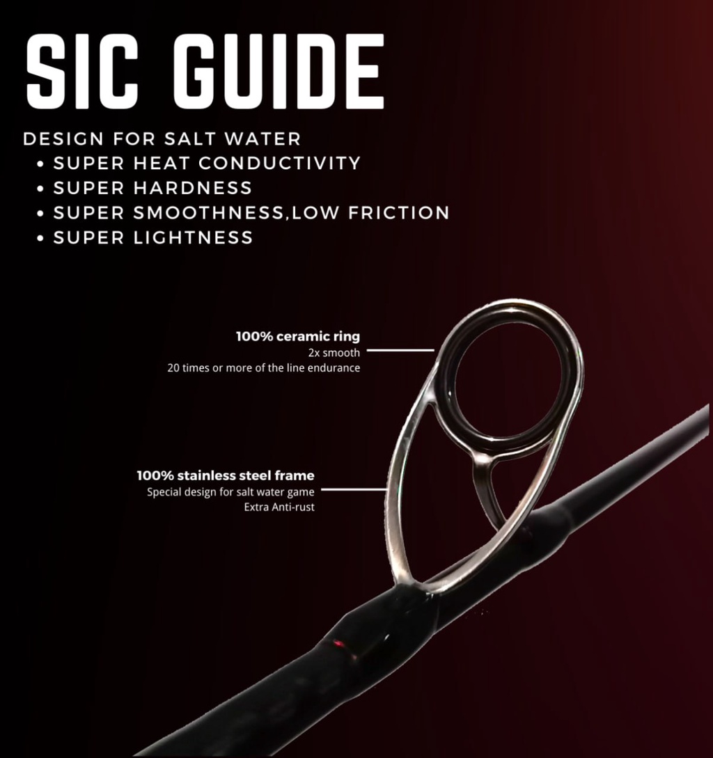 NINJ SOLID MONSTER ROD SLM Solid & New X Concept Solid Carbon Jigging ...