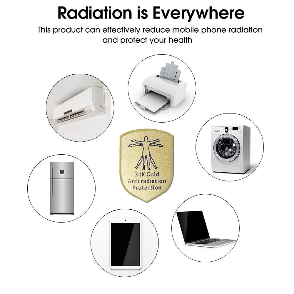 Radiation Blocker Shield-shaped Phone Stickers Computer Radiation ...